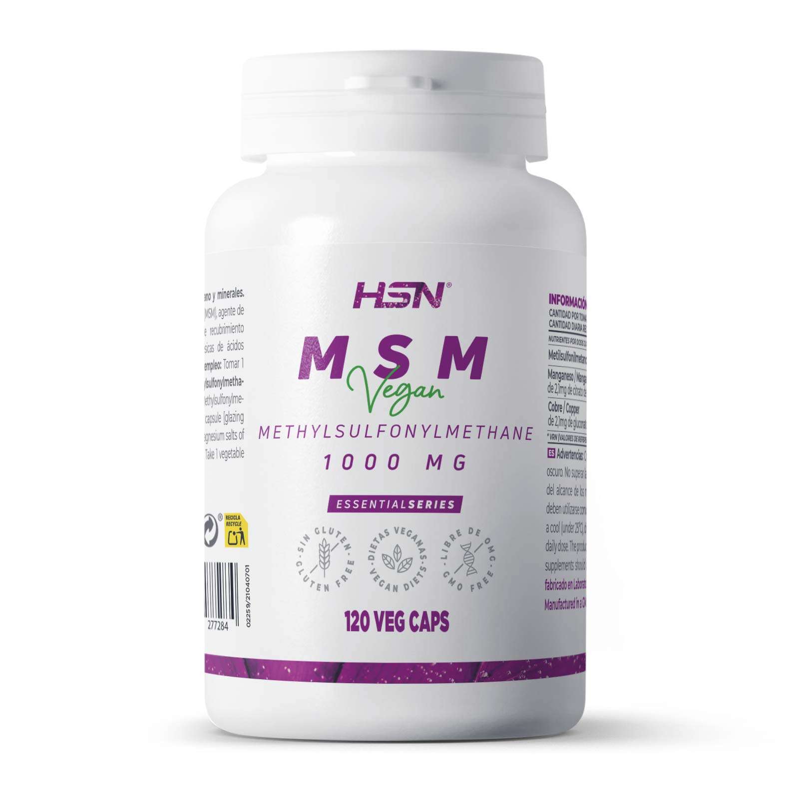 MSM (METHYLSULFONYLMETHANE) 1000mg – Prehrana po Krvnoj Grupi